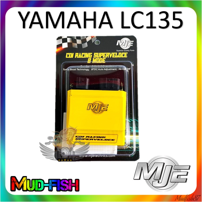 YAMAHA LC135 V1 V2 V3 V4 V5 V6 ADJUSTABLE RACING CDI UNIT - YELLOW (MJE) | Shopee Malaysia