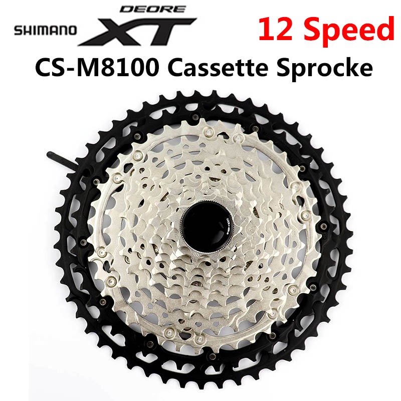 SHIMANO DEORE SLX DEORE XT CS M6100/M7100/M8100 12S Cassette Mountain Bike 12 Speed Cassette ...