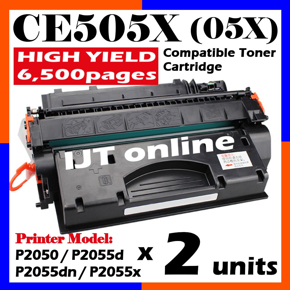 2x Laser Toner Compatible To HP CE505X CE 05X 505X 505A HP05X LaserJet ...