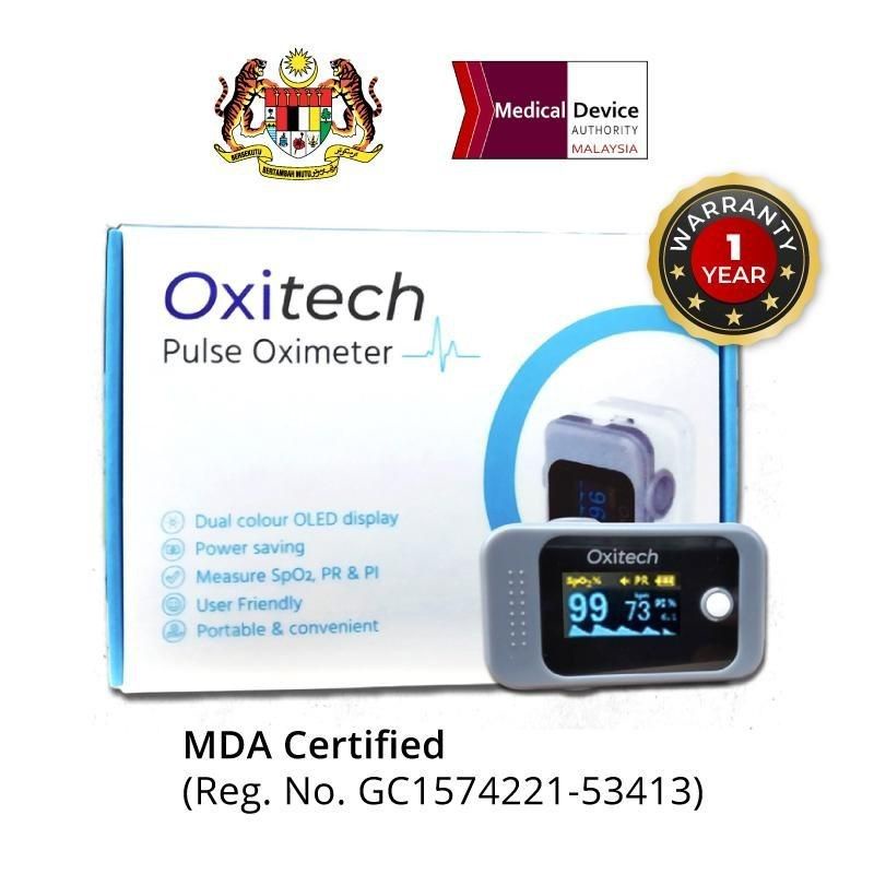 Oxitech Pulse Oximeter MDA APPROVED | Shopee Malaysia