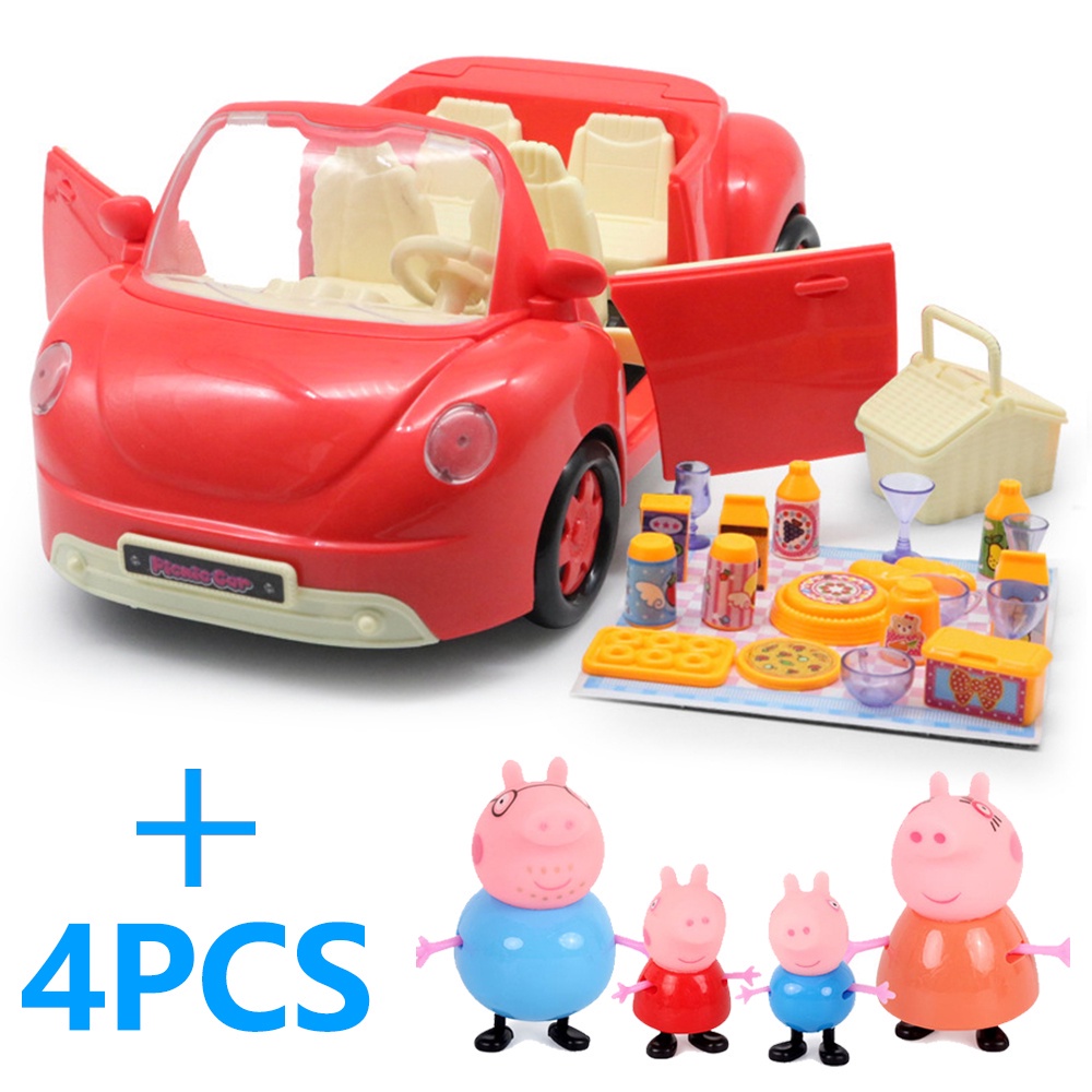 Ready Stock Free Shipping Sports Car Picnic Outdoor Peppa Piglet Pig ...