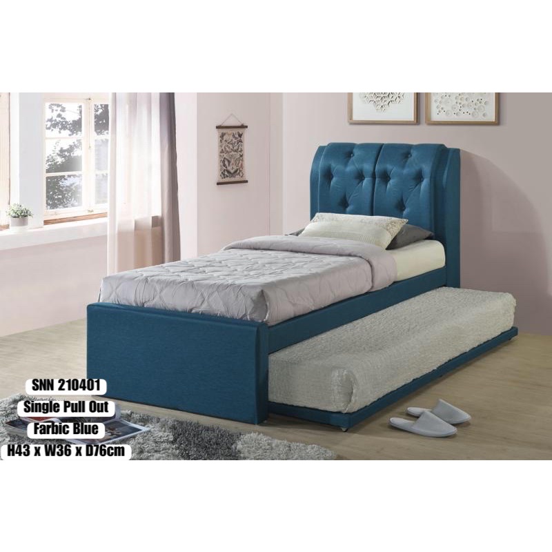 LPC MALL 3ft Single Bed With Pull Out Bed Katil Bujang+Katil Talik ...