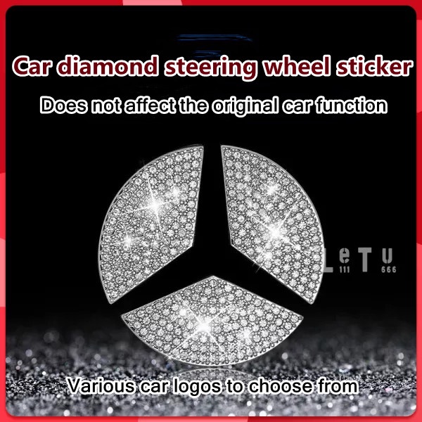 Car steering wheel sticker Audi Benz BMW Volkswagen Honda Toyota ...