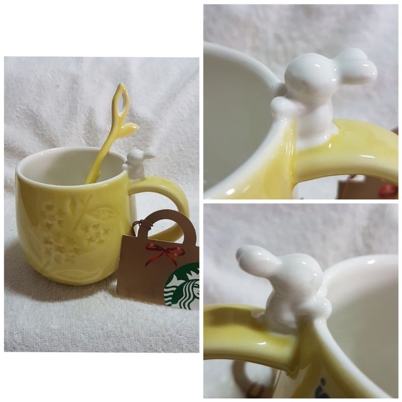 Authentic Rare Starbucks 2014 Mid Autumn Bunny Rabbit Mug 12 oz ...