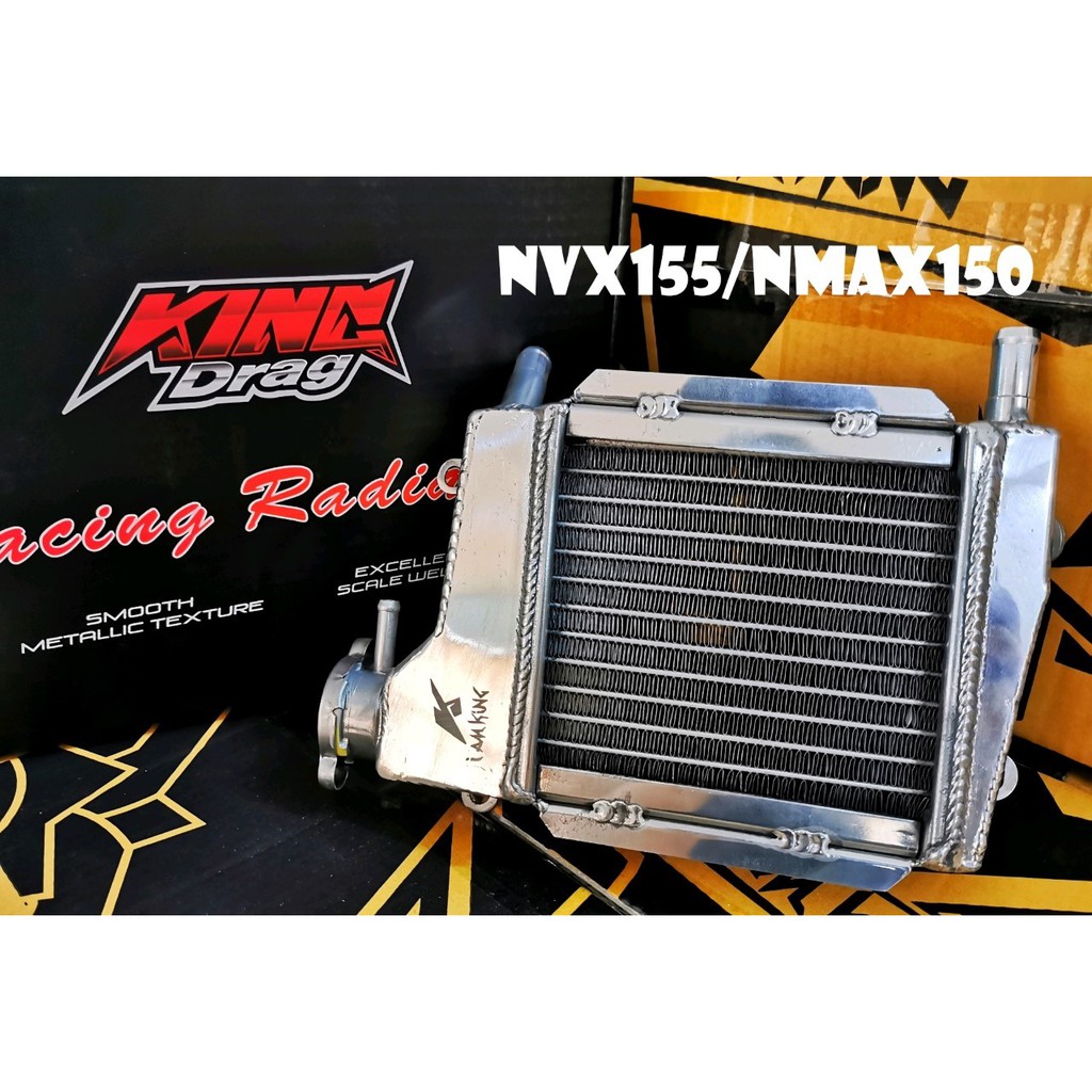 KING DRAG KINGDRAG YAMAHA NVX / NVX155 / NMAX150 / NMAX RACING RADIATOR ...