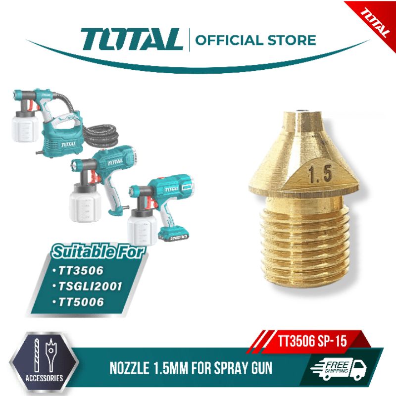 Total Spare Parts Spray Gun Nozzle (1.5mm) | Shopee Malaysia