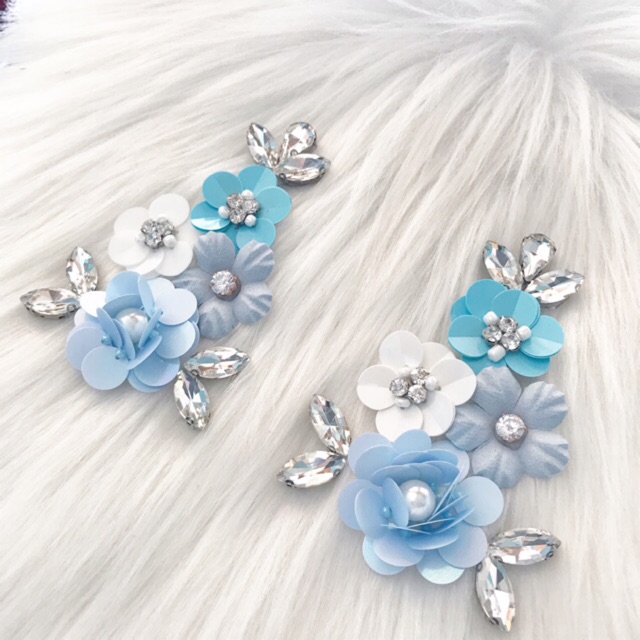 Bunga Flowers 3D Baby Blue (1 pcs) | Shopee Malaysia