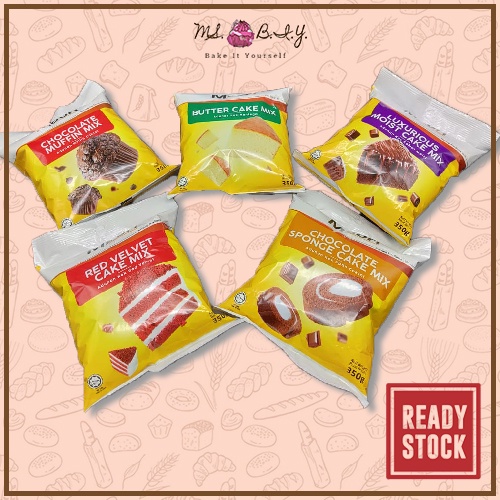 【Ready Stock】Mauri Cake Mix 350gm / Chocolate / Sponge cake / butter ...