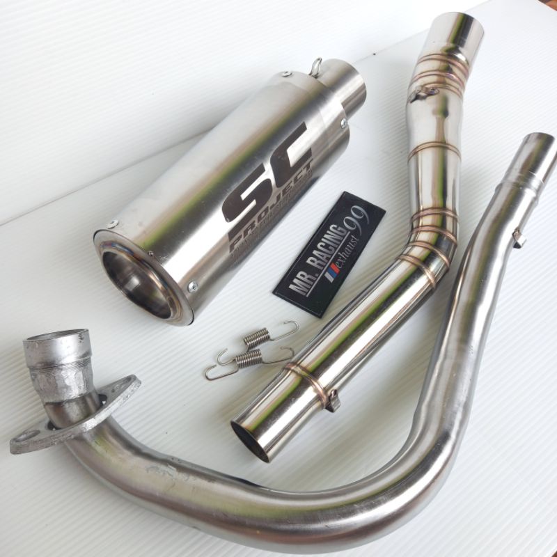 Exhaust Racing SC Project Sandblas Cbr150r Faceklift - CBR K45R - Cb150 ...