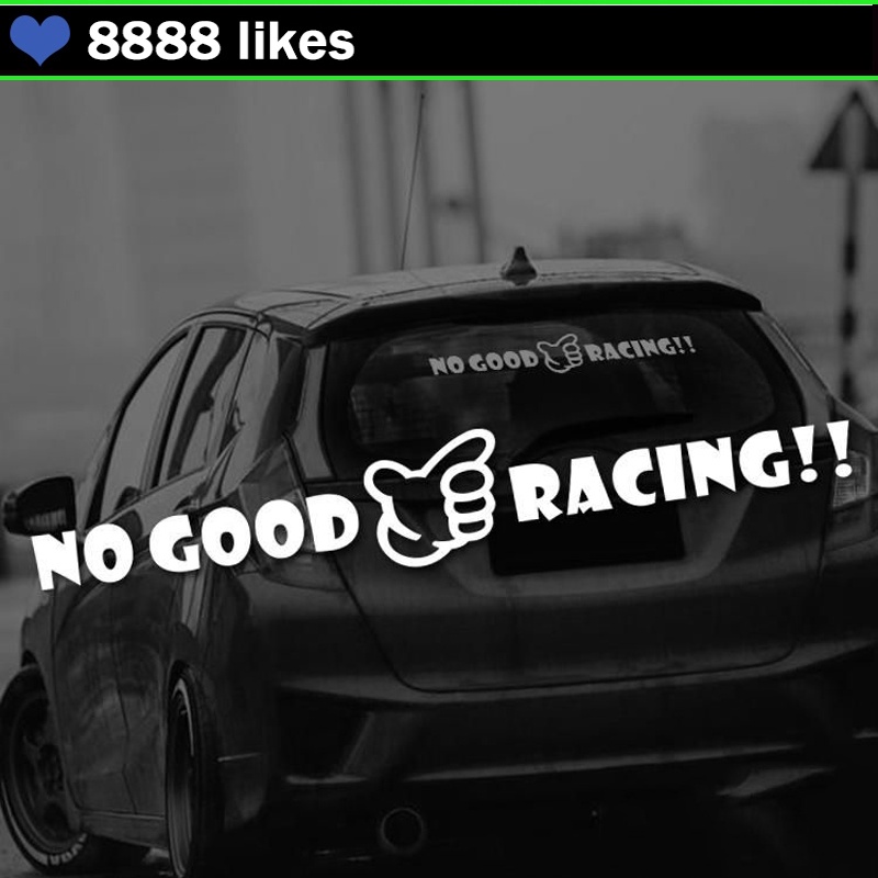 Reflective NO GOOD Racing Kanjo Osaka Japan Stickers JDM Car Styling ...