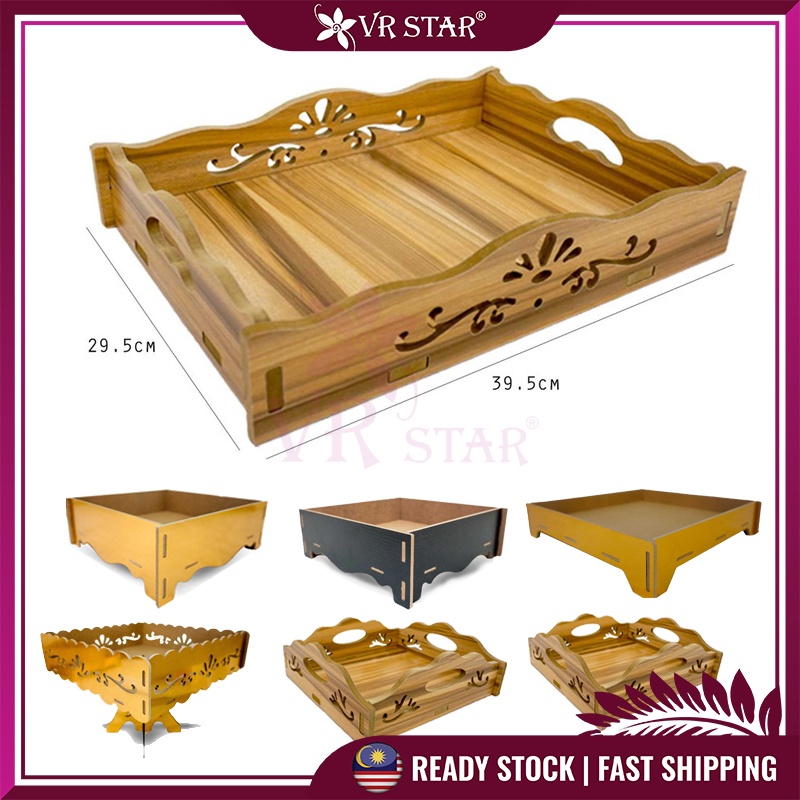 VRstar Dulang Hantaran Kahwin Kotak Hantaran Kayu Wooden Gift Box ...