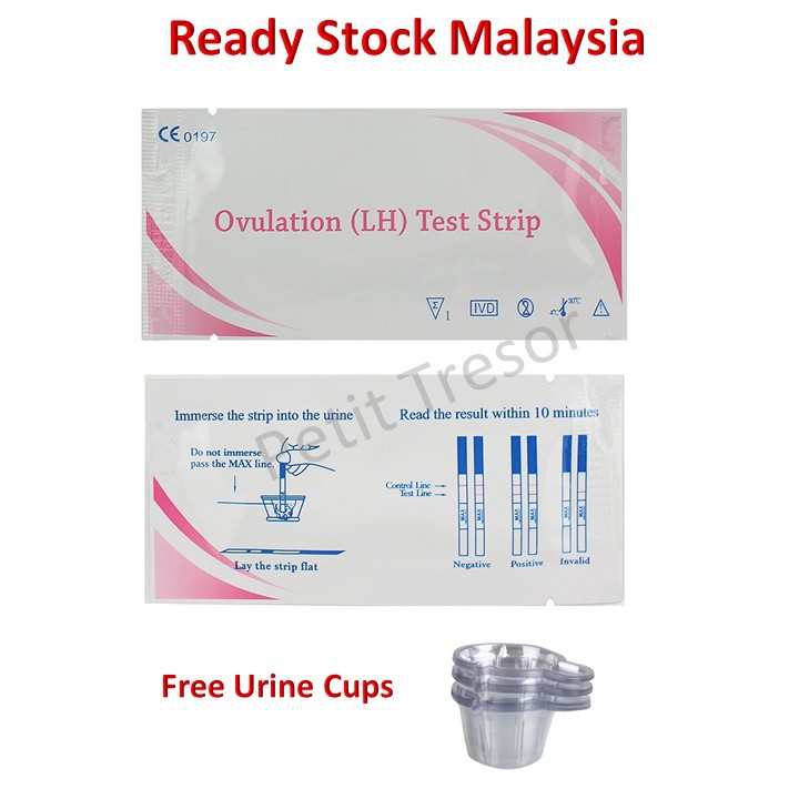 50pcs Ovulation Test Strip OPK / Pregnancy Test Strip UPT + FREE 25pcs ...