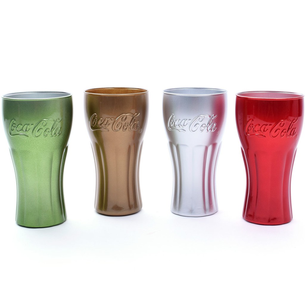 Luminarc Coca-Cola 4pc Mirror Glass Tumblers Set | Shopee Malaysia
