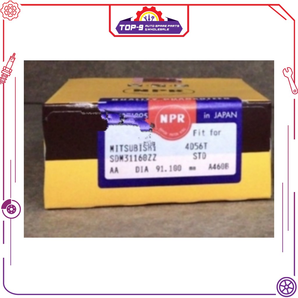 PROTON SAGA FLX, EXORA TURBO, IRIZ & PREVE PISTON RING TP STANDARD STD ...