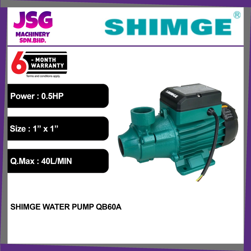 SHIMGE WATER PUMP QB60A | Shopee Malaysia