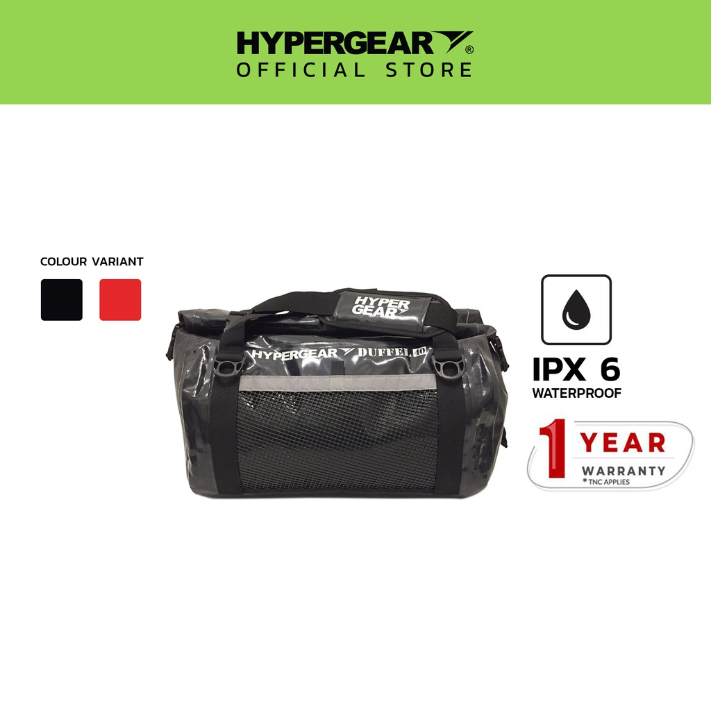 Hypergear Duffel Bag 40L (Waterproof | Heavy-Duty | Easy Access ...