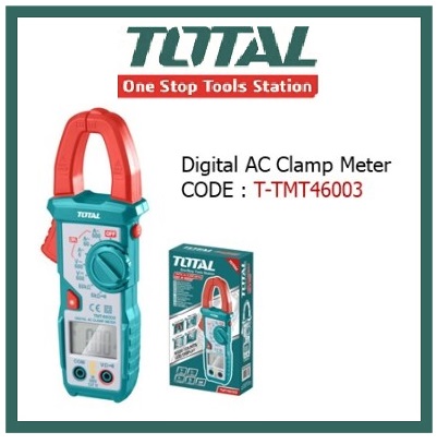TOTAL TMT46003 DIGITAL AC CLAMP METER AC 600A (LCD SCREEN) | Shopee ...