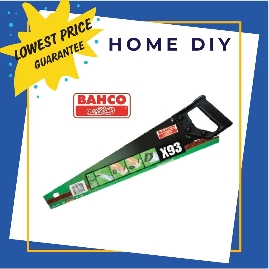 *MADE IN SWEDEN*BAHCO 19" X93 XT Superior Wood Hand Saw / Gergaji Kayu ...