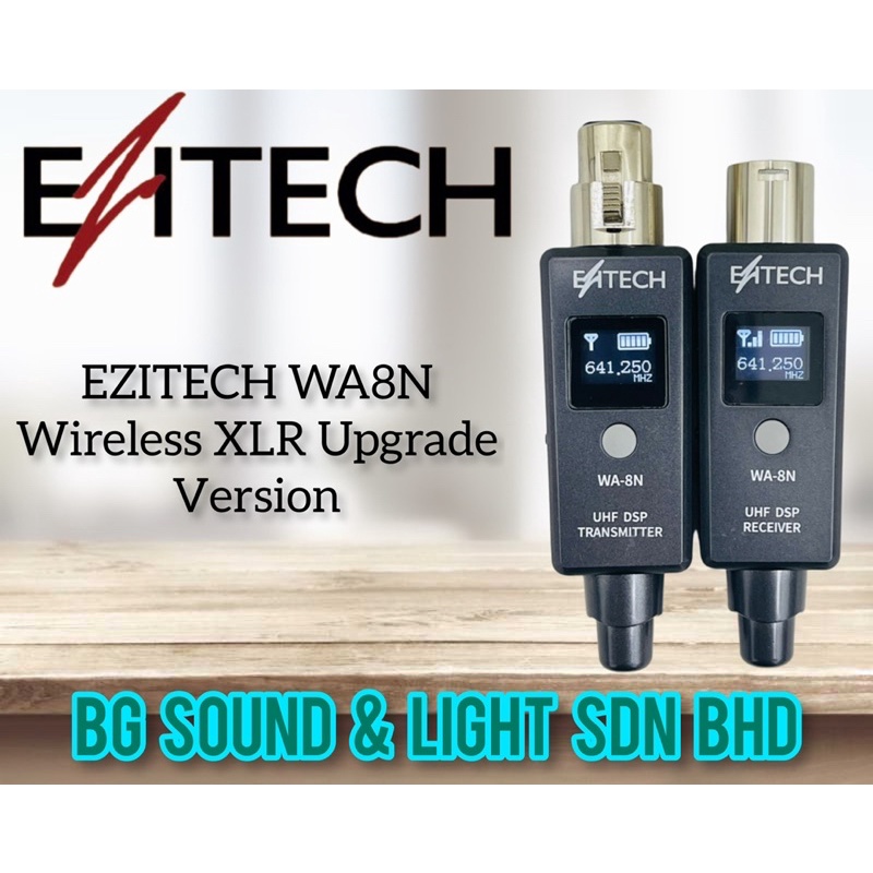 EZITECH WA8N Wireless XLR Upgrade Version | Shopee Malaysia