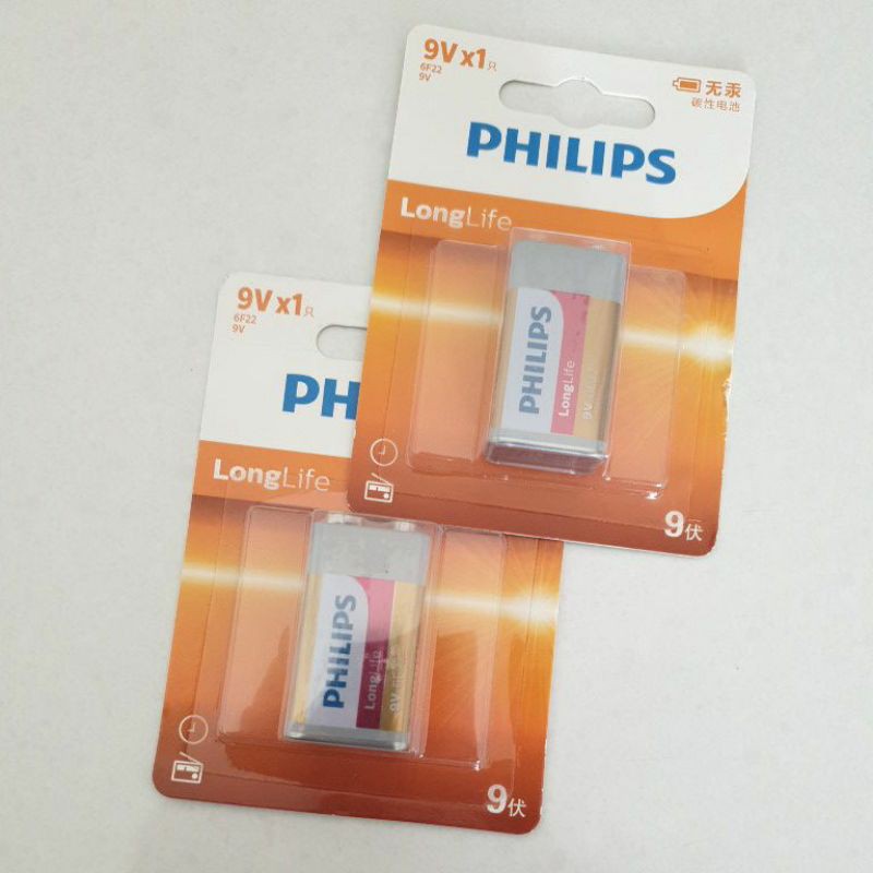 Philips 9v 6F22 Battery | Shopee Malaysia