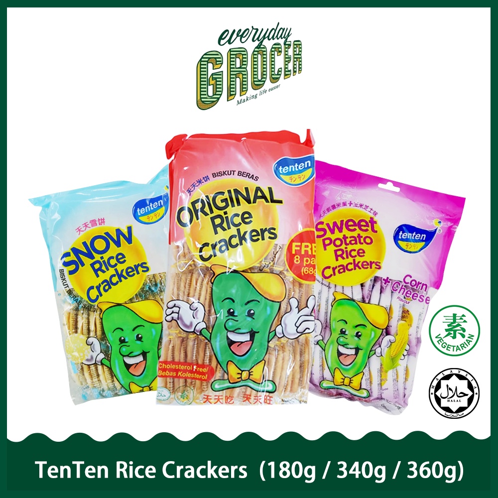 Tenten Rice Cracker (Original/Snow/Sweet Potato) | Shopee Malaysia