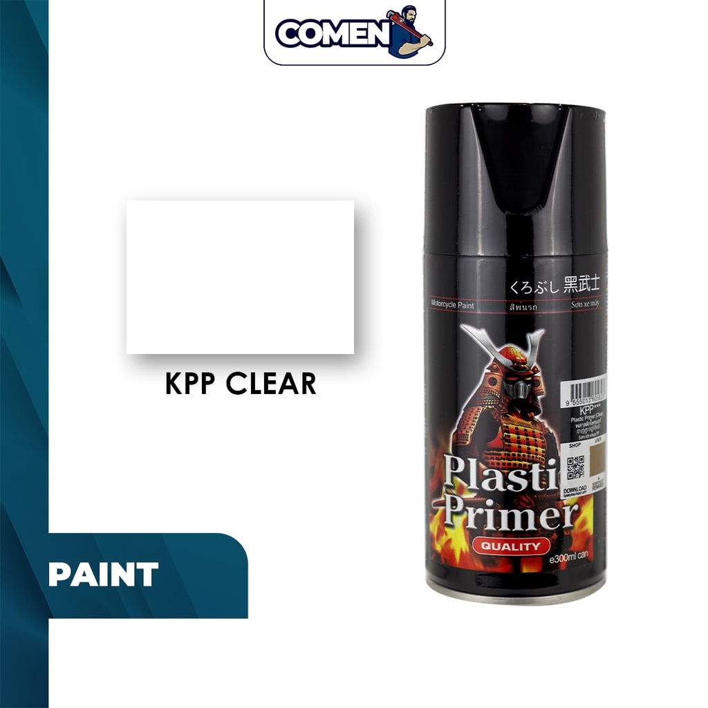 SAMURAI Aerosol Spray Paint KPP Plastic Primer 300ML Motorcyle Plastic ...