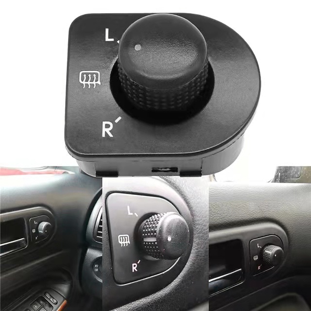Car Side Mirror Knob Switch Rearview Adjustment Button Heating Control ...