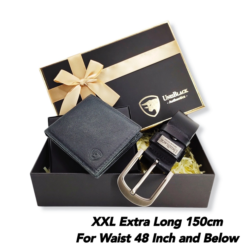 UnisBlack Belt Gift Set For Men - XXL | Shopee Malaysia