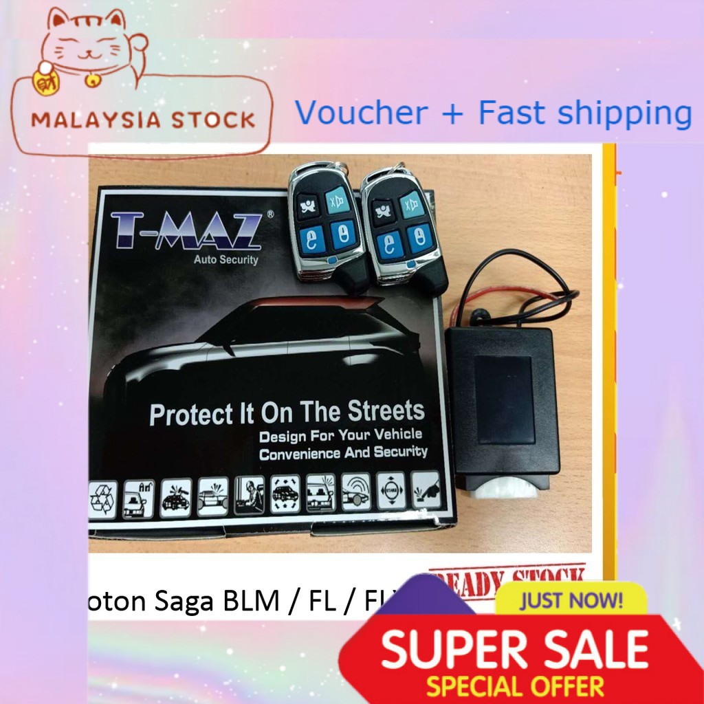 Proton Saga BLM / FL / FLX Oem Alarm System Plug&Play Half Set | Shopee ...