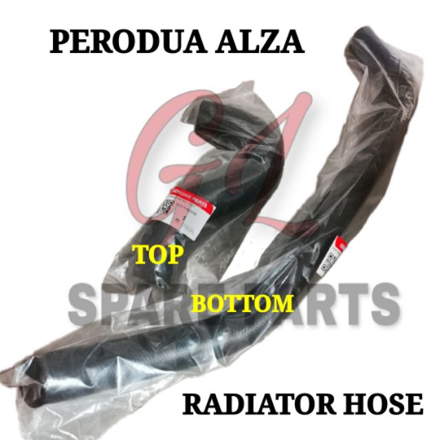 RADIATOR HOSE ORIGINAL PERODUA ALZA 1.5 (TOP HOSE /BOTTOM HOSE) 16571 ...