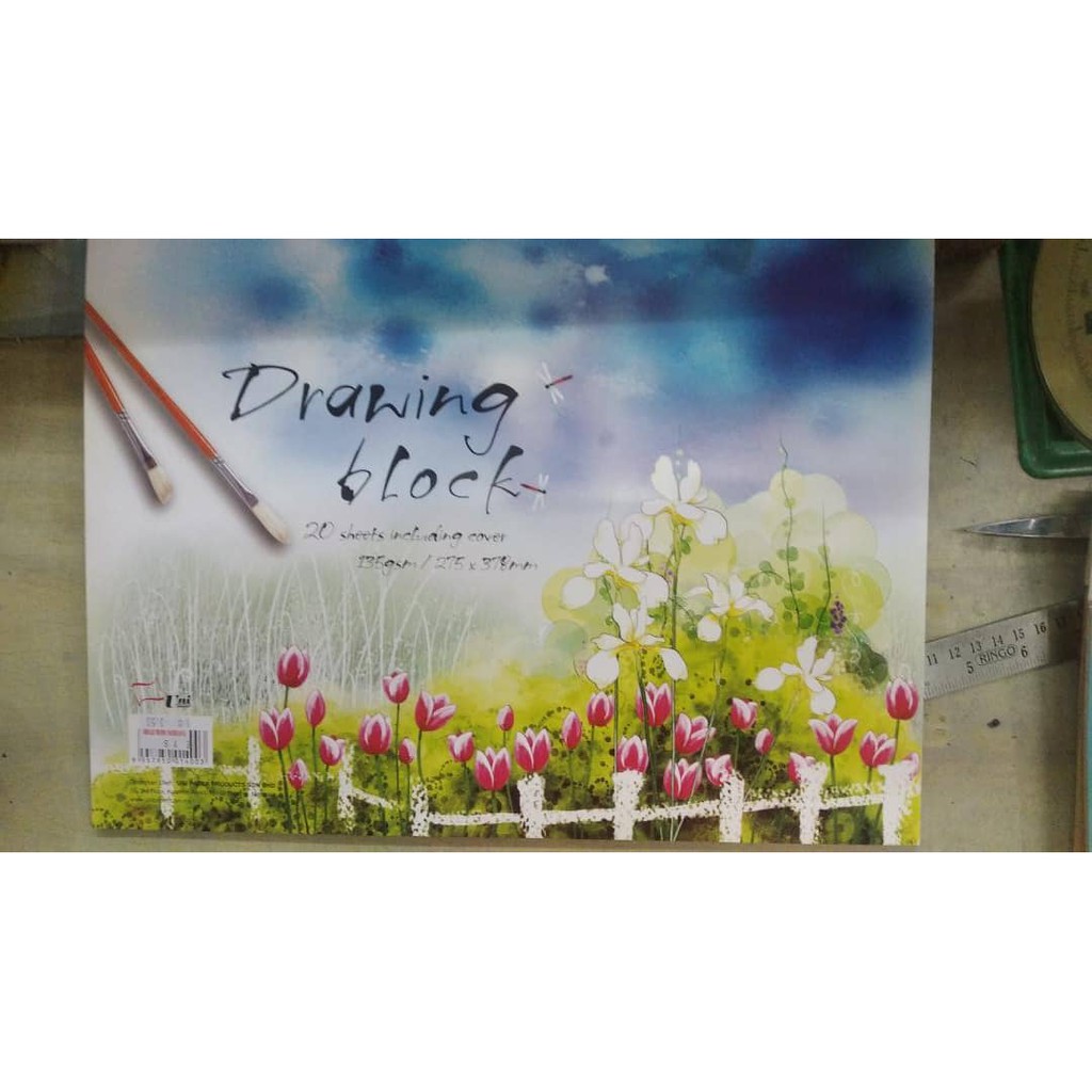 UNI PAPER DRAWING BLOCK | Shopee Malaysia