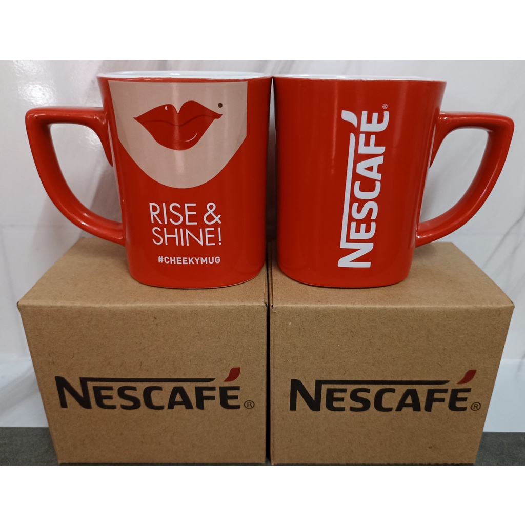 Nescafe Red/Cheeky Mug 250ml Different Designs | Shopee Malaysia
