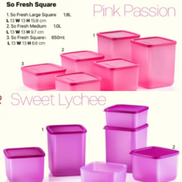 Tupperware So Fresh Square x 1 | Shopee Malaysia