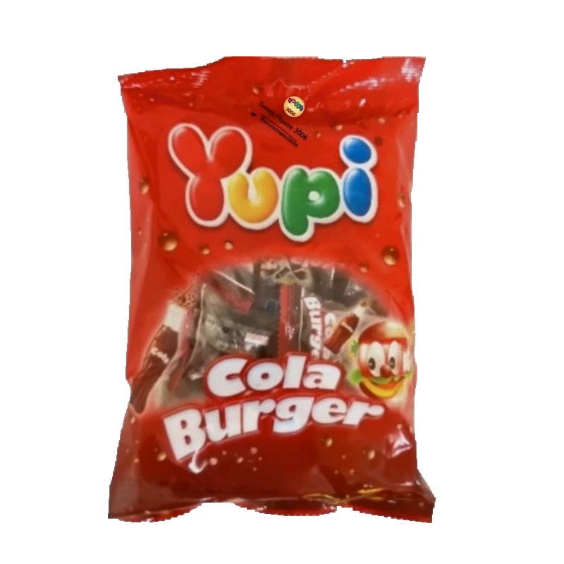 Yupi Gummy Candy Series 60g-120g Burger Pizza Lunch HotDog Cola Sour ...