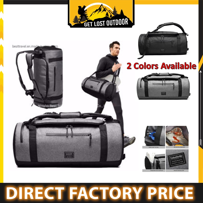 GLO 3 in 1 LARGE Gym Bag Multi-Function Men and Women Fitness Backpack ...