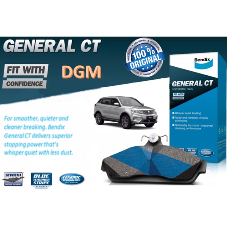 Bendix General CT Brake Pad Front (DB2514GCT) - Proton X70 | Shopee ...