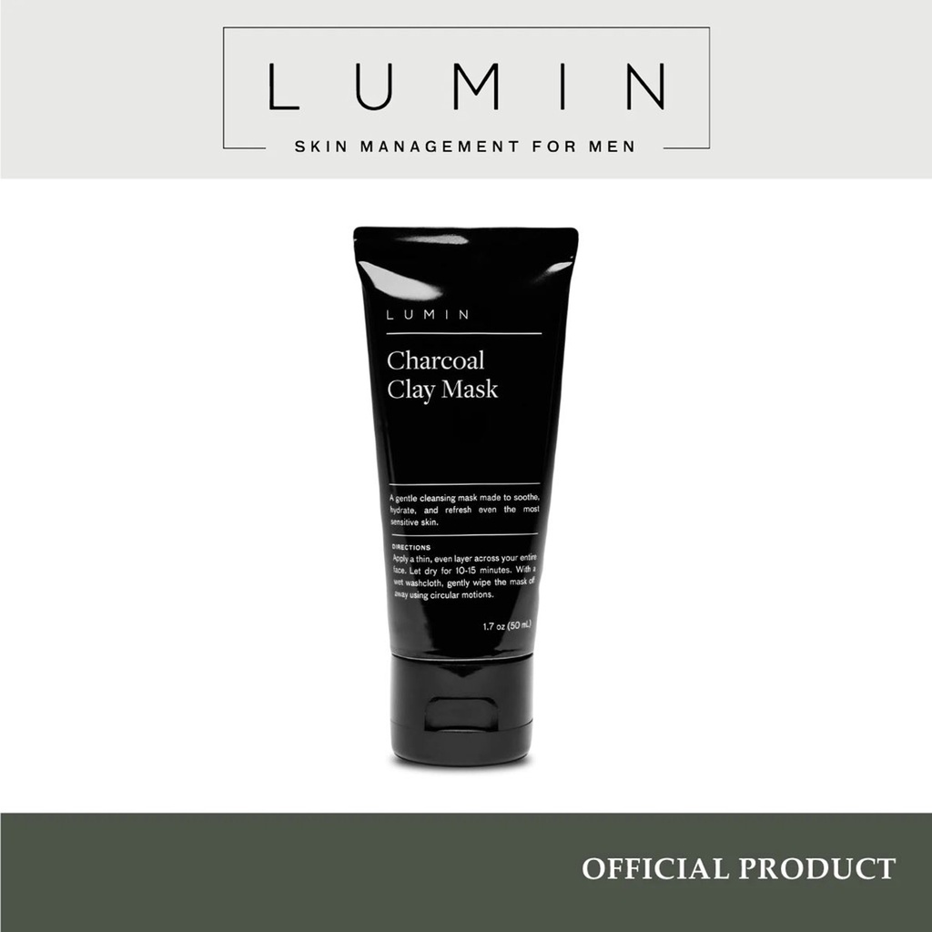 Lumin Charcoal Clay Mask | Prevent Blackheads, Shrink Pore Appearance ...