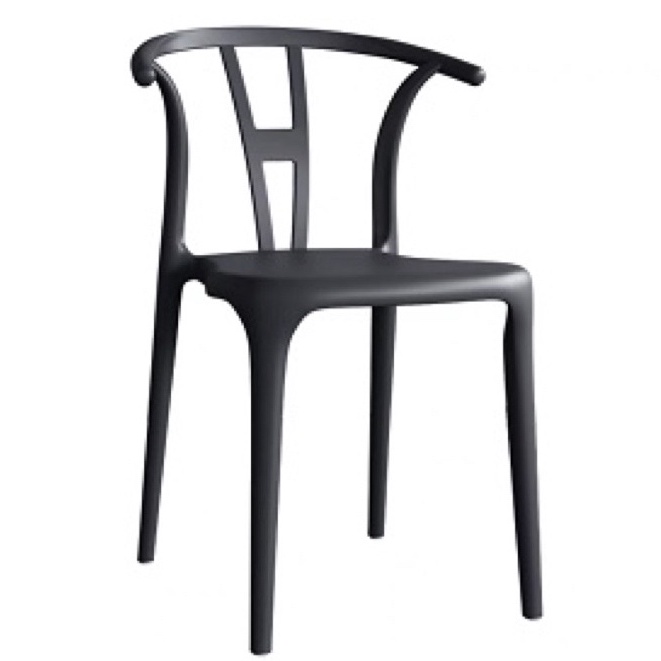 Wish Bone PP Chairs / Stackable dining Chairs / Molded Plastic Kitchen ...
