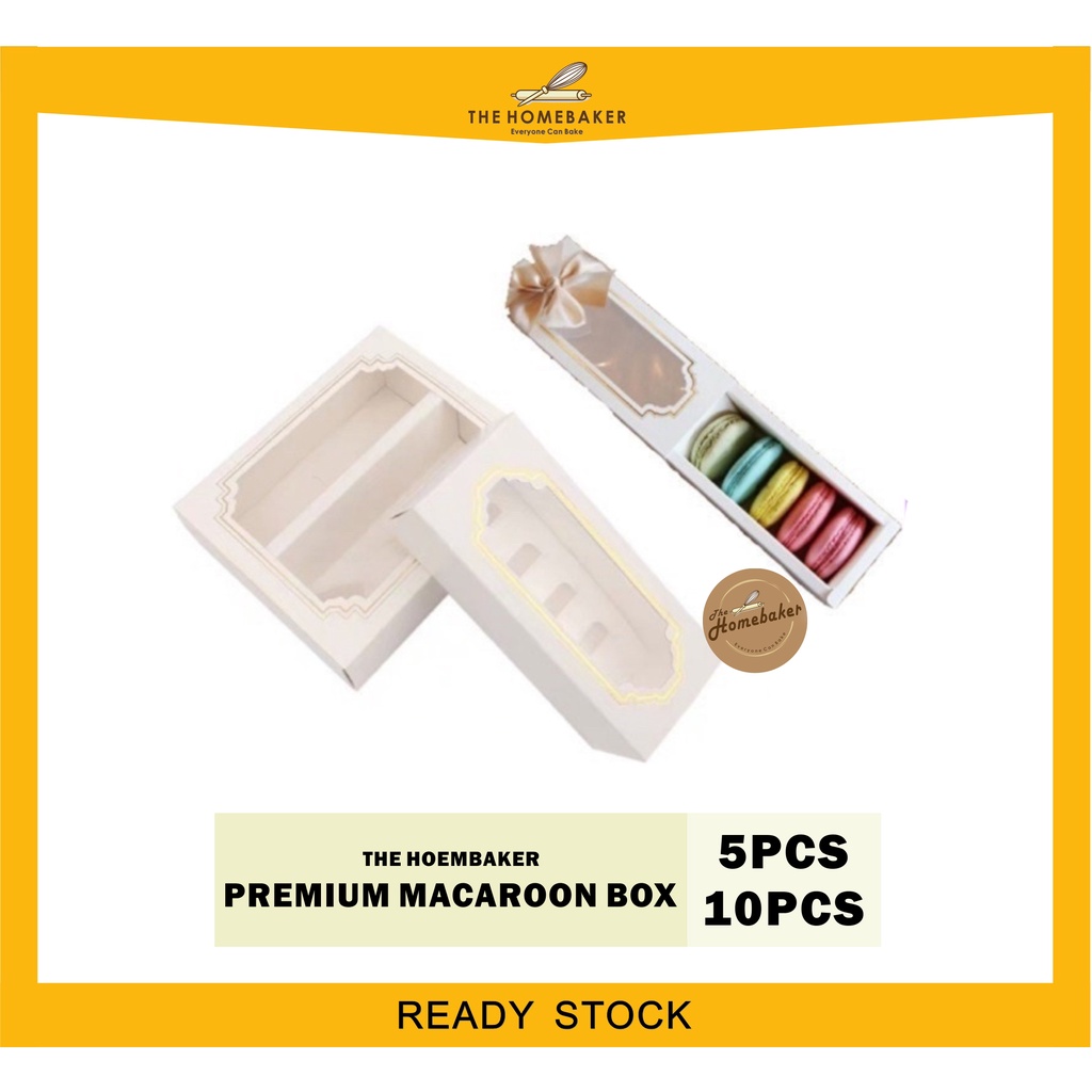 Macaroon Box 5/10cavity Macaron Box Transparent Drawer with Window ...