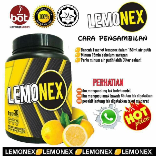 PROMO CNY!!!CB@LEMONEX ORIGINAL (HOLOGRAM)!!!30 SACHET | Shopee Malaysia