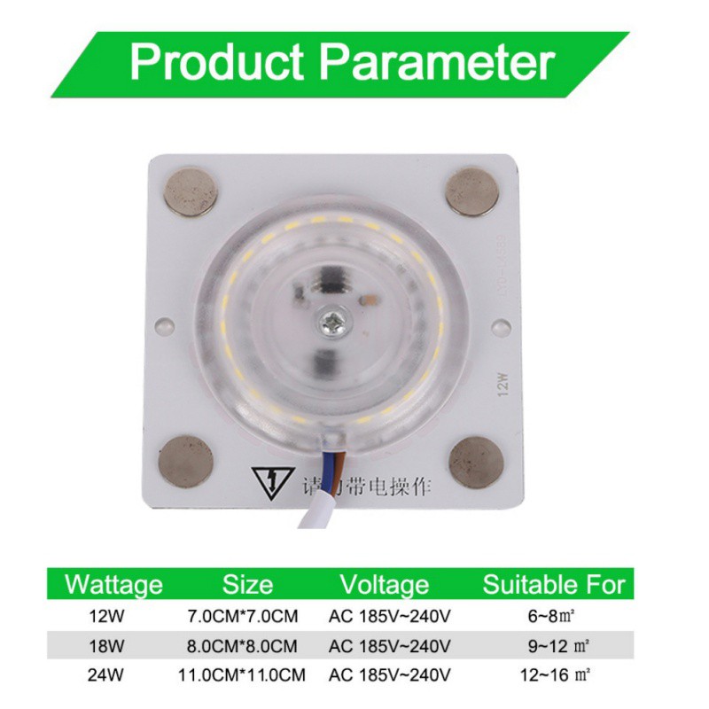 🌟 Lights 🌟Led Module Ceiling Lamp Downlight Replace Plate Magnetic Lamp ...