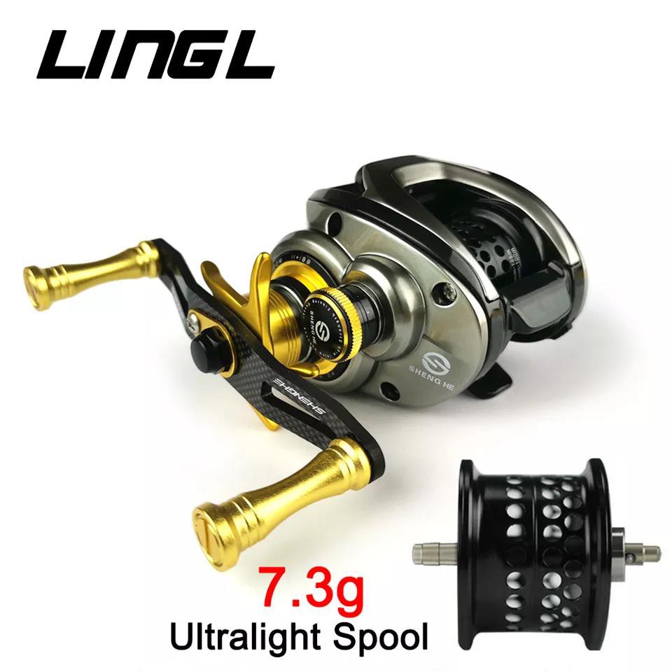 ♘New LINGL BFS Bait Finesse Reel 7.3g Ultralight Spool Baitcasting ...