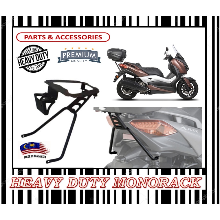 MONO RACK YAMAHA XMAX 250 V1 TOP BOX RACK MONORACK HEAVY DUTY | Shopee ...