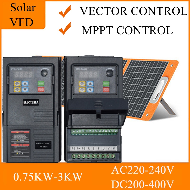 Solar Water Pump Inverter DC400V Or AC220V Input Sun Power Energy ...