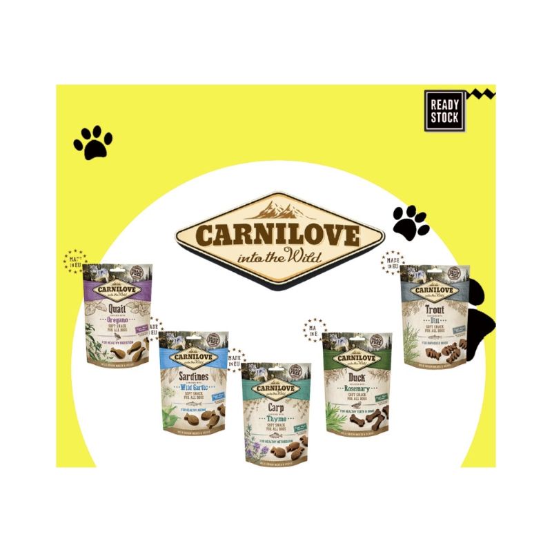 CARNILOVE Treats - SOFT SNACKS Treats For All Dogs 200g | Shopee Malaysia