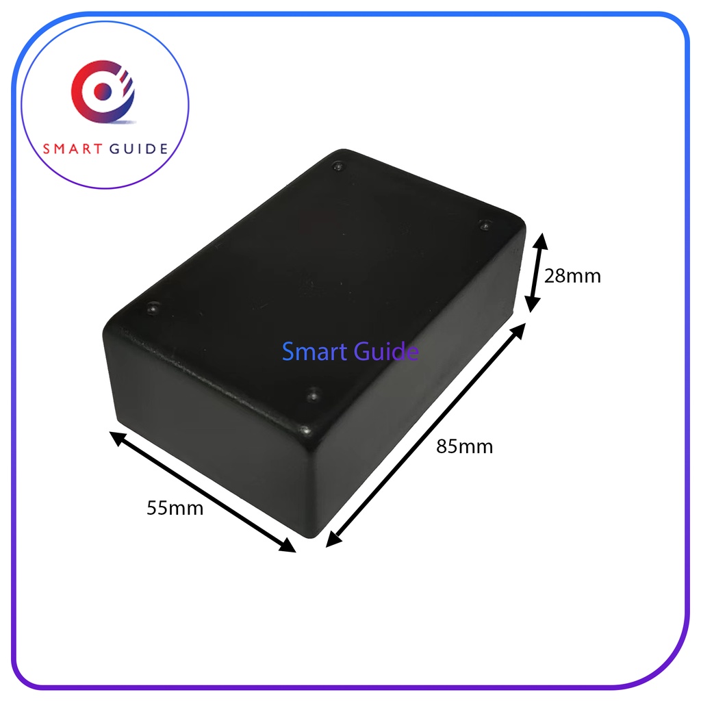 Black Plastic Waterproof Project Box Enclosure Case | Shopee Malaysia