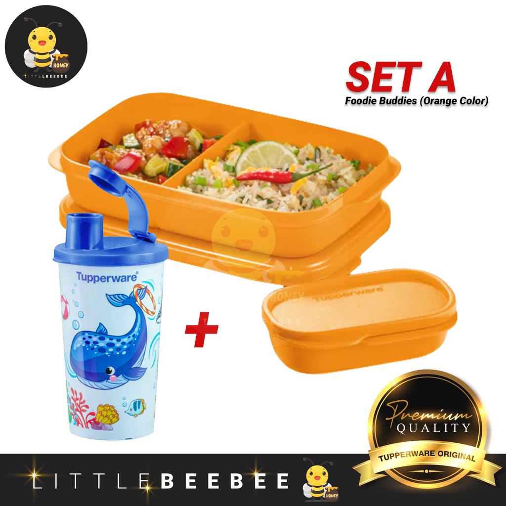 Tupperware Foodie Buddies Lunch Box (1pc) / Bekas Makanan / Food ...
