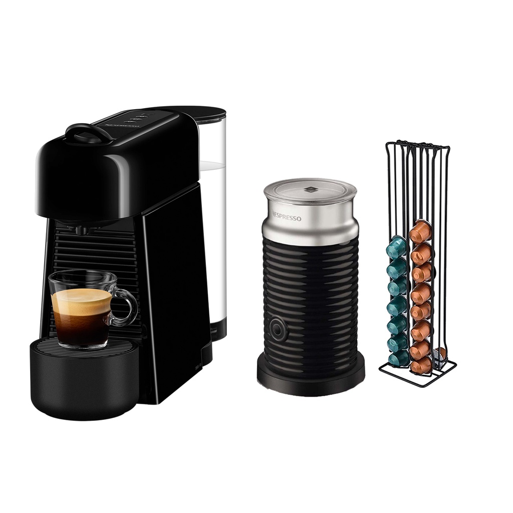 Nespresso Essenza Plus Capsule Coffee Machine Limousine - Black ...