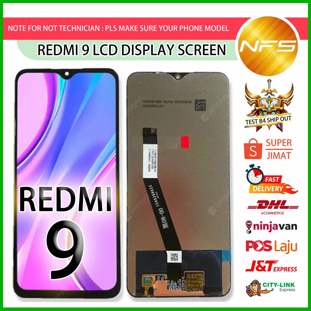 NFS STOCK - Penggantian skrin paparan LCD dan penyusun skrin sentuh ...