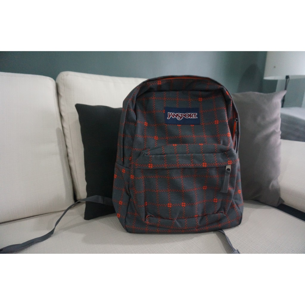 Jansport Superbreak Backpack - Shady Grey Stitch (100% Original; Brand ...